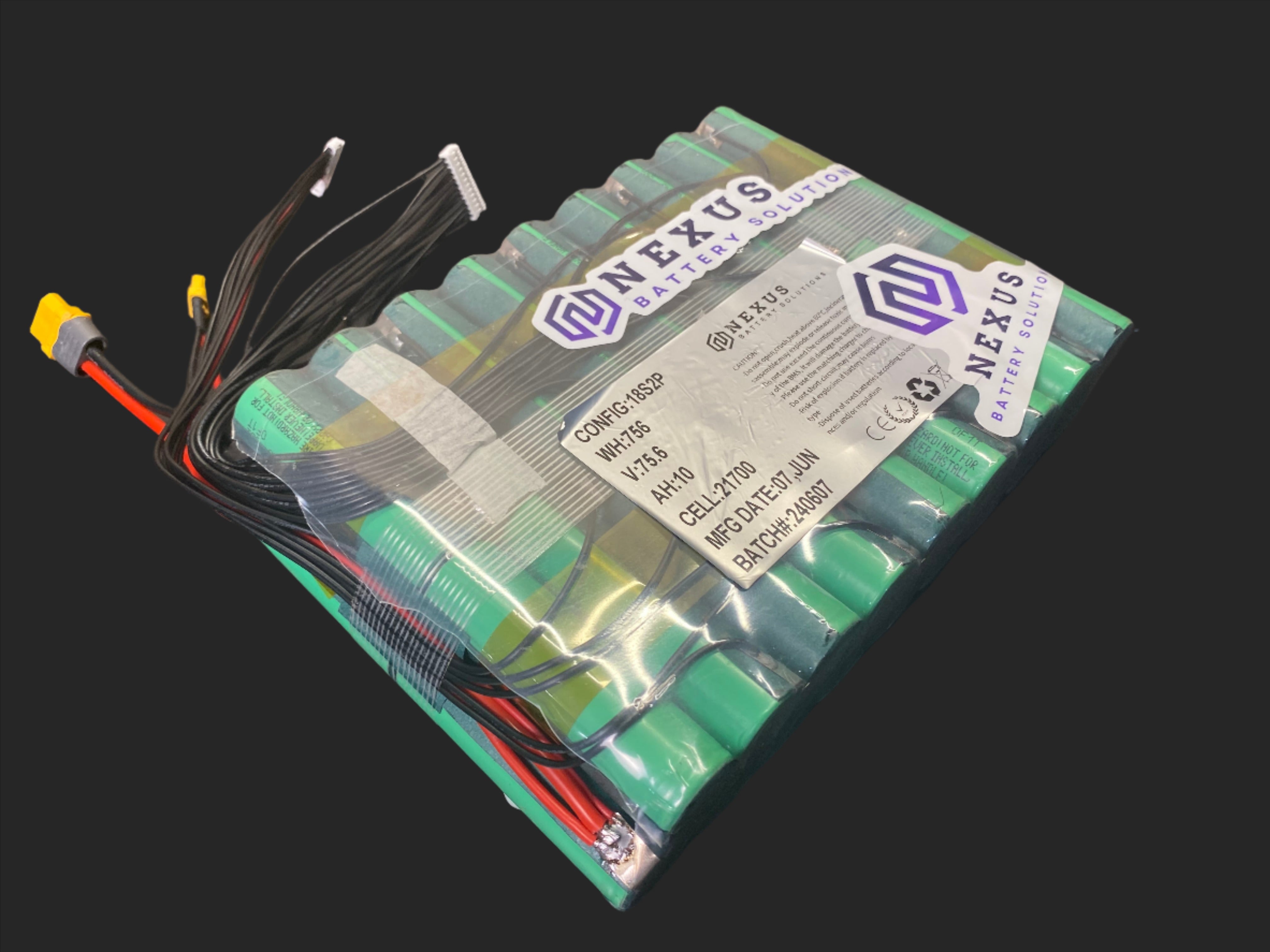 VESC 18s2p Battery Pack for Onewheel Vesc builds (Samsung 50S Cells ...